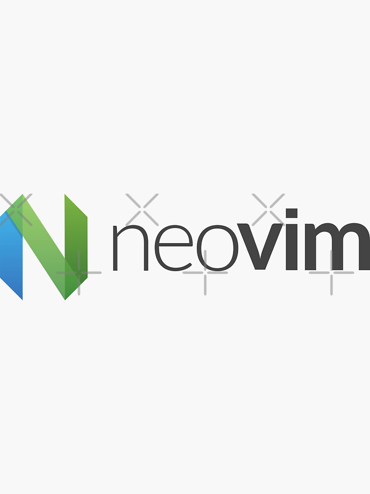 "Neovim logo" Sticker for Sale by Burak Kucukparmaksiz | Redbubble