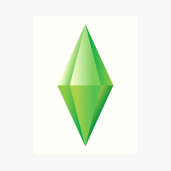 Plumbob Art Prints | Redbubble