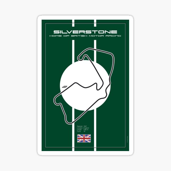 Silverstone Stickers | Redbubble