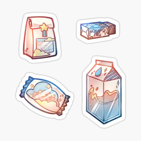 "aesthetic magical packaging " Sticker for Sale by NauticalSorbet ...