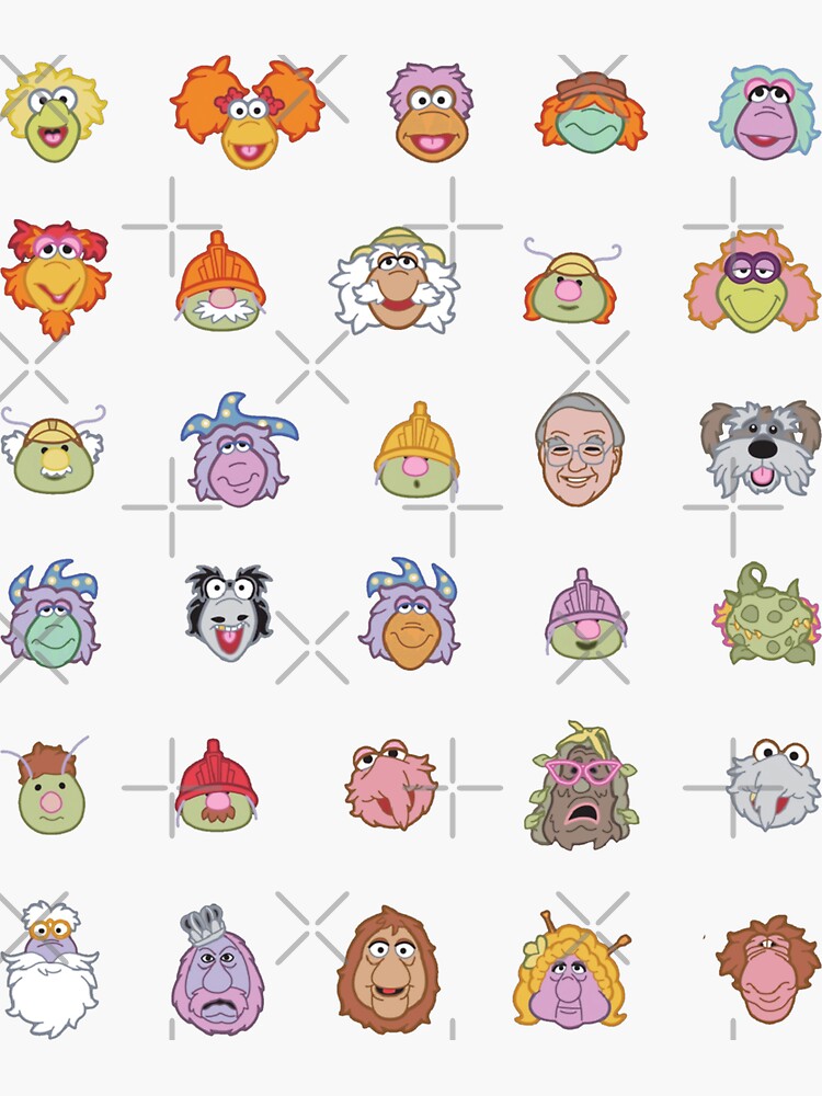 "Fraggle Rock" Sticker for Sale by StreetArtiist | Redbubble