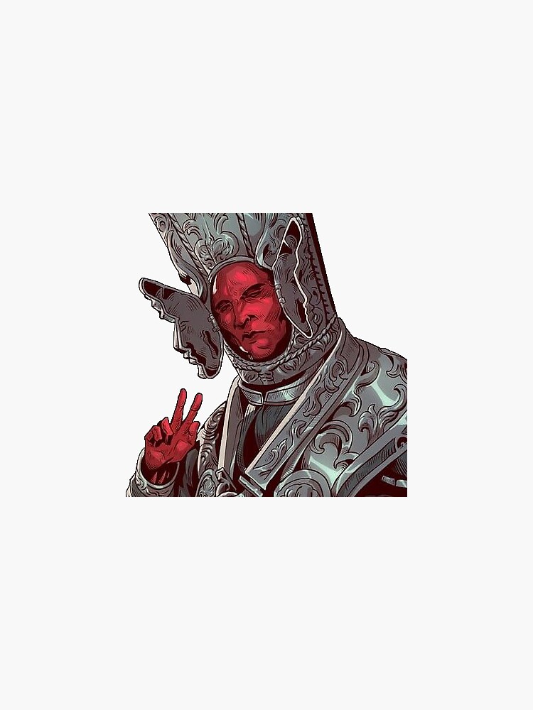 "blasphemous knight" Sticker for Sale by SmithDarius | Redbubble