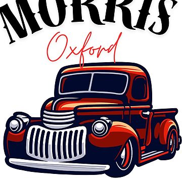 "The Mighty Morris Cars Logo" Sticker for Sale by Haghassan | Redbubble