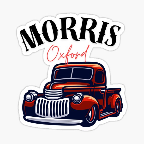 "The Mighty Morris Cars Logo" Sticker for Sale by Haghassan | Redbubble