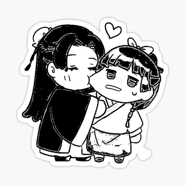 "the apothecary diaries fanart characters" Sticker for Sale by Gbriel3 ...