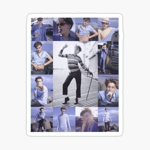 "Leonardo Dicaprio - Blue BOY" Sticker for Sale by Haydenbefort | Redbubble