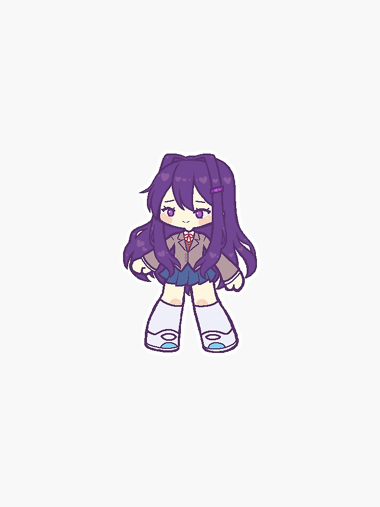 "[ Yuri ]" Sticker for Sale by KendiiKendoll | Redbubble