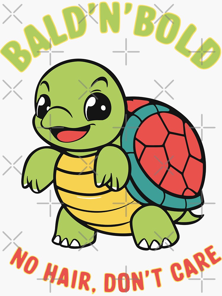 "Bald guy x bald guy" Sticker for Sale by The Knick Knack Nook | Redbubble