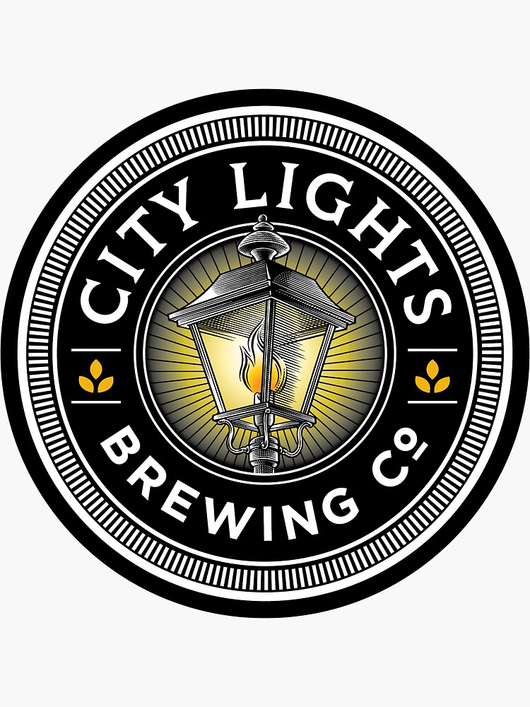 "City Lights Brewing Company logo" Sticker for Sale by KevinT988 ...