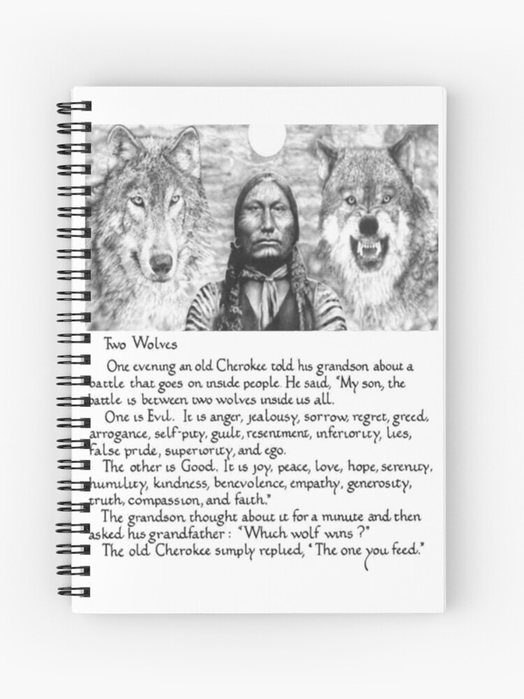 Cherokee Indians And Wolves