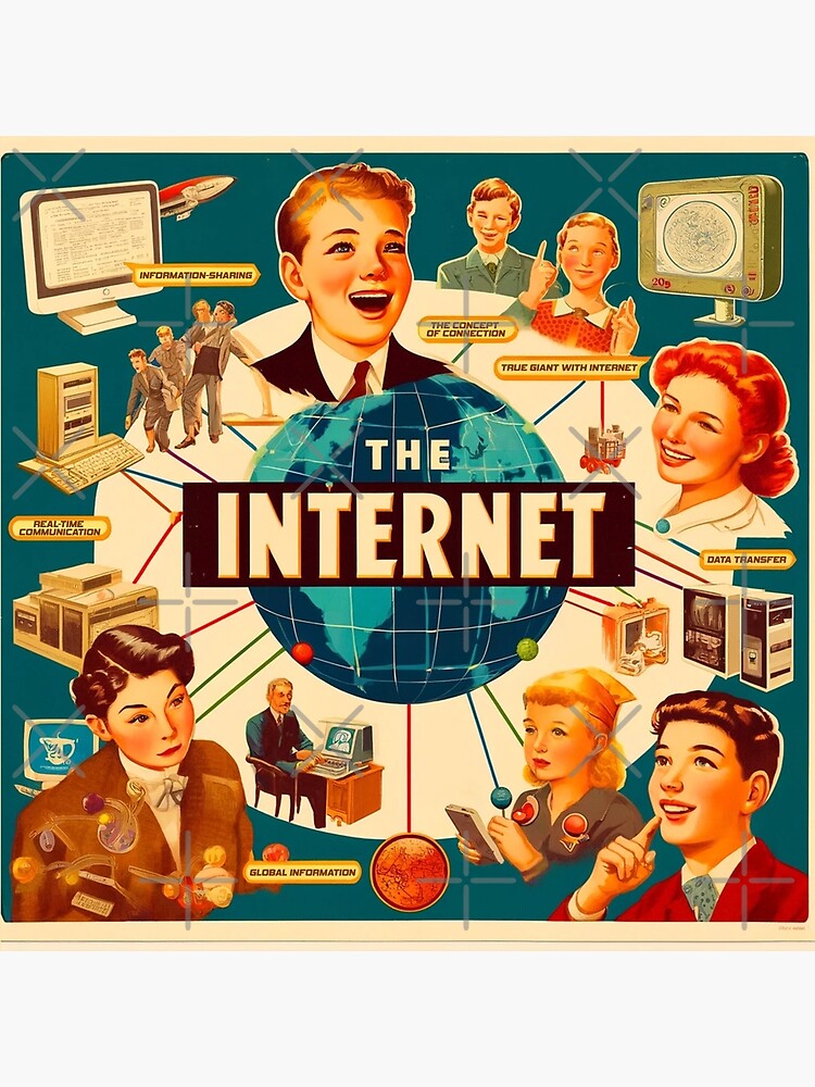 "Bringing the world together, one byte at a time!" Poster for Sale by ...