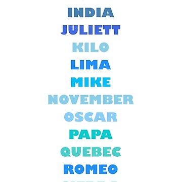 "Pilot Alphabet for Kids Chart" Sticker for Sale by AnnSign | Redbubble