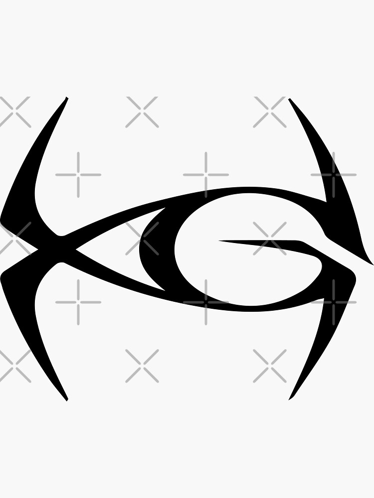 "XG Logo Black" Sticker for Sale by Kozystudio | Redbubble