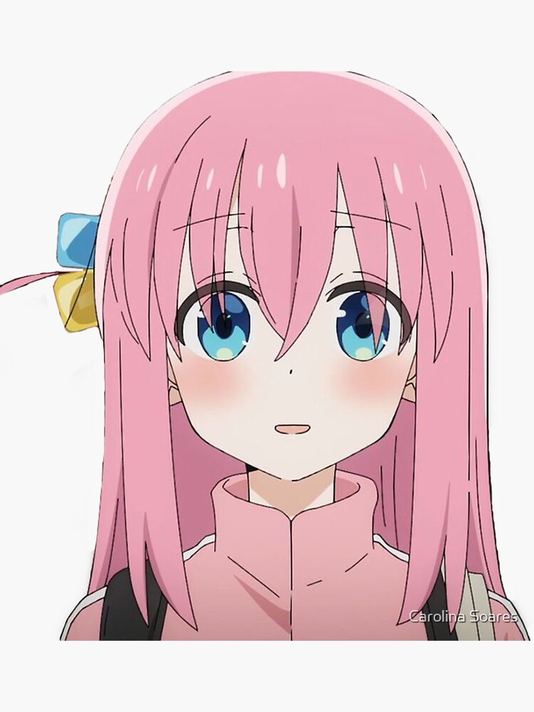 "Bocchi the Rock Hitori Gotou" Sticker for Sale by CarolSoare | Redbubble