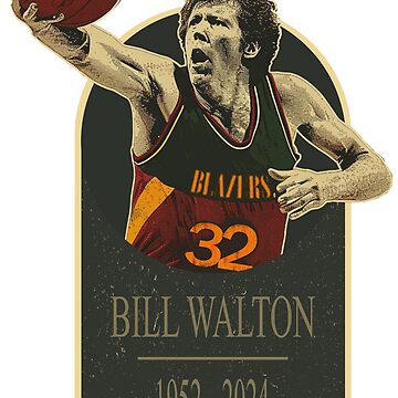 "Bill Walton Basketball Vintage Logo" Sticker for Sale by TeeWhisperer ...