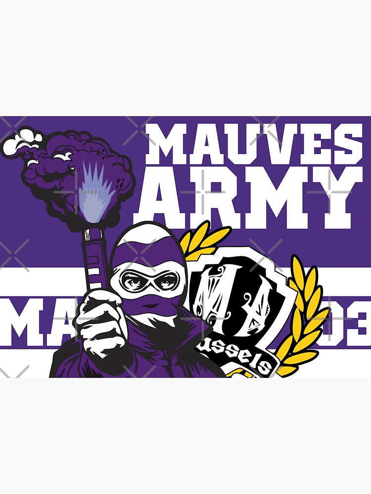 "Mauves Army 2003 - Ultras RSCA" Sticker for Sale by Muss 86 | Redbubble