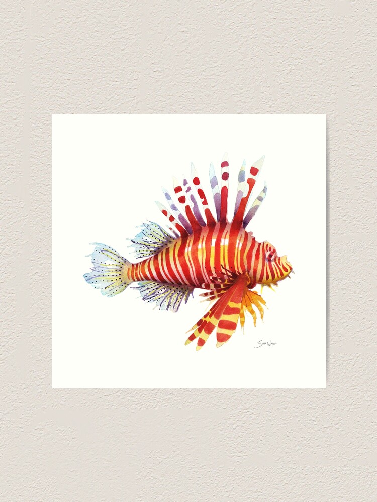 "Firefish" Art Print for Sale by SamNagel | Redbubble