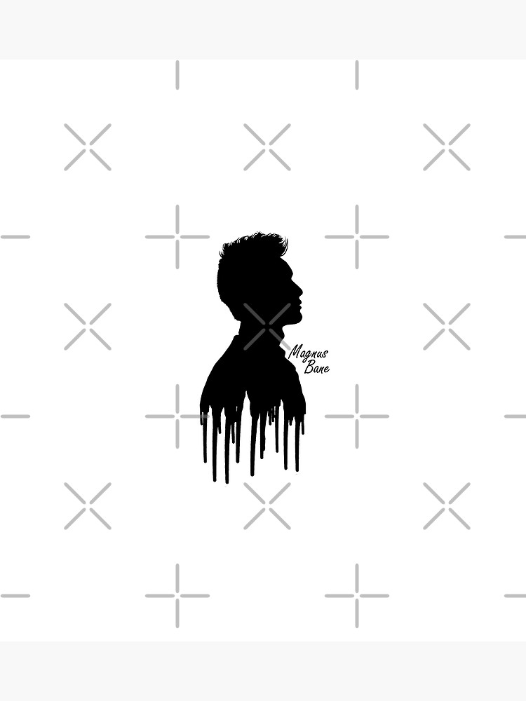 "Shadowhunters - Magnus Bane / Harry Shum Jr dripping silhouette (black ...