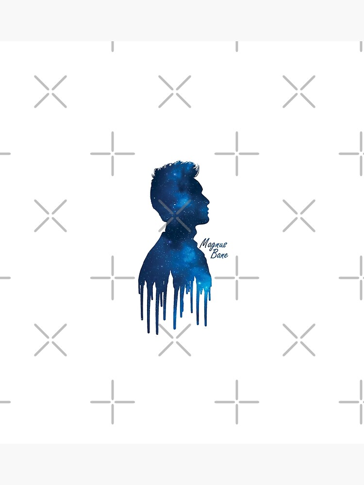 "Shadowhunters - Magnus Bane / Harry Shum Jr dripping silhouette (blue ...