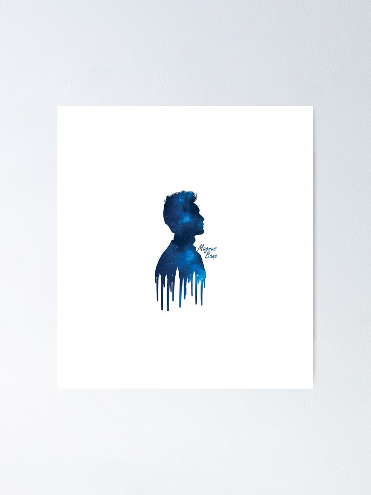 "Shadowhunters - Magnus Bane / Harry Shum Jr dripping silhouette (blue ...