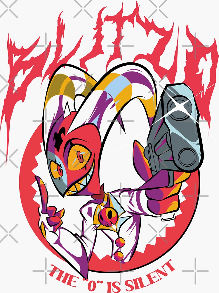 "HELLUVA BOSS: BLITZO" Sticker by FunGangStore | Redbubble