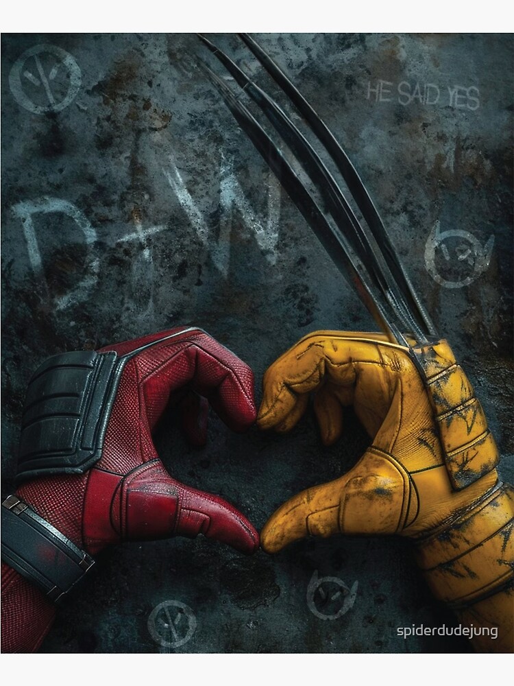 "Best Friends! Heart DP3" Poster for Sale by spiderdudejung | Redbubble