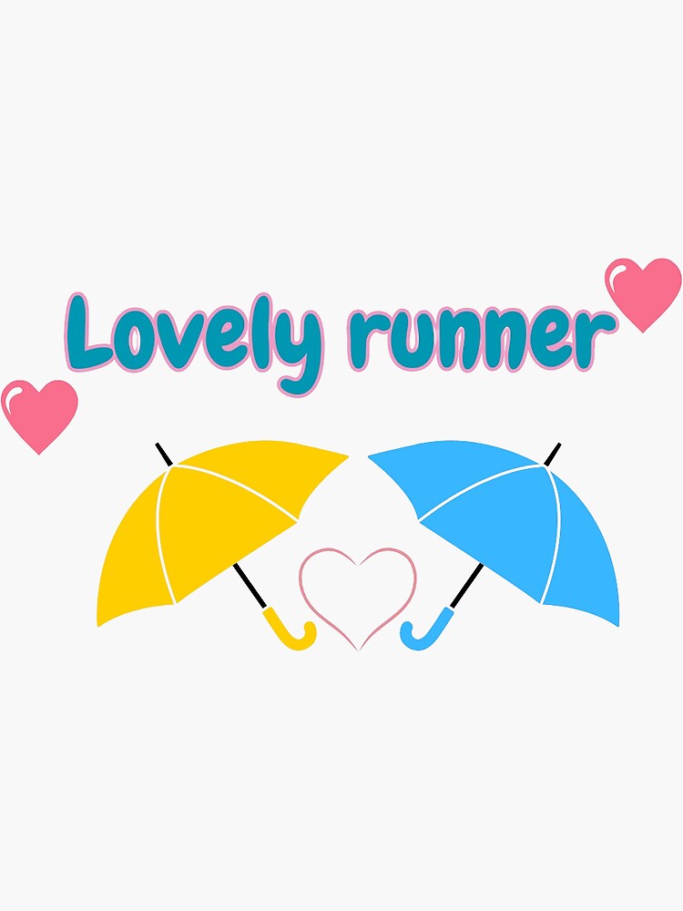 "Lovely runner sticker" Sticker by catbonito | Redbubble