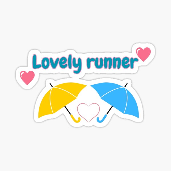 "Lovely runner sticker" Sticker by catbonito | Redbubble