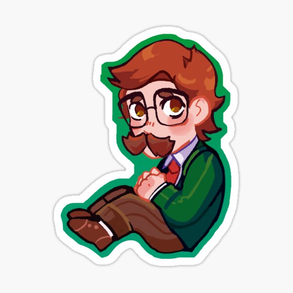 "Stardew Valley: Harvey" Sticker by Nittze | Redbubble