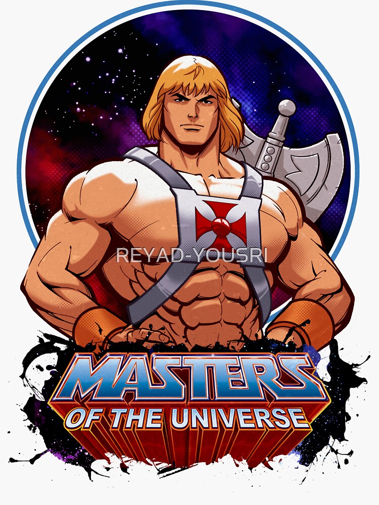 "HEMAN" Sticker for Sale by REYAD-YOUSRI | Redbubble