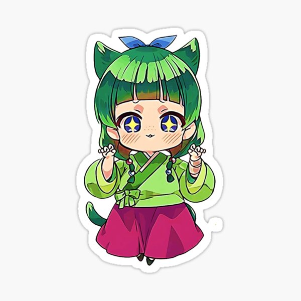 "the apothecary diaries fanart characters" Sticker for Sale by Gbriel3 ...