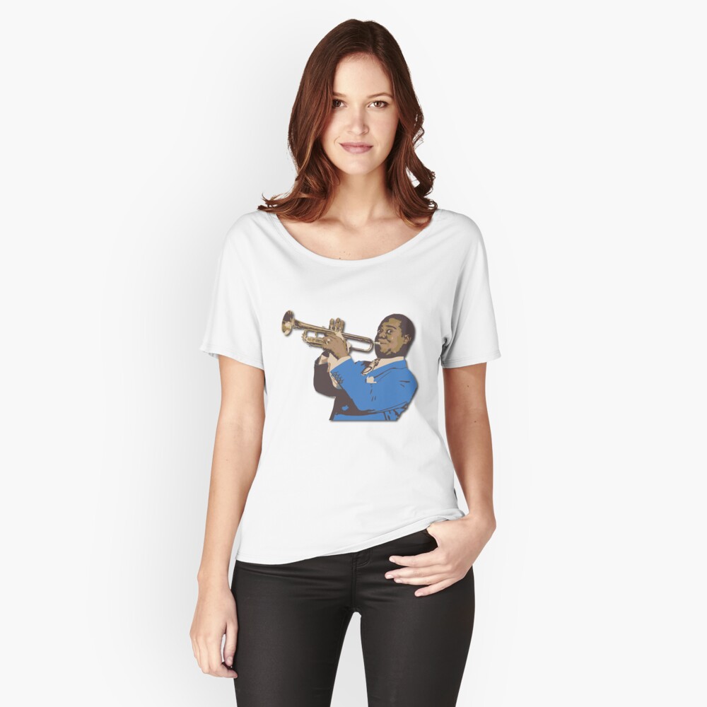 "louis armstrong" Sticker for Sale by lizasara | Redbubble