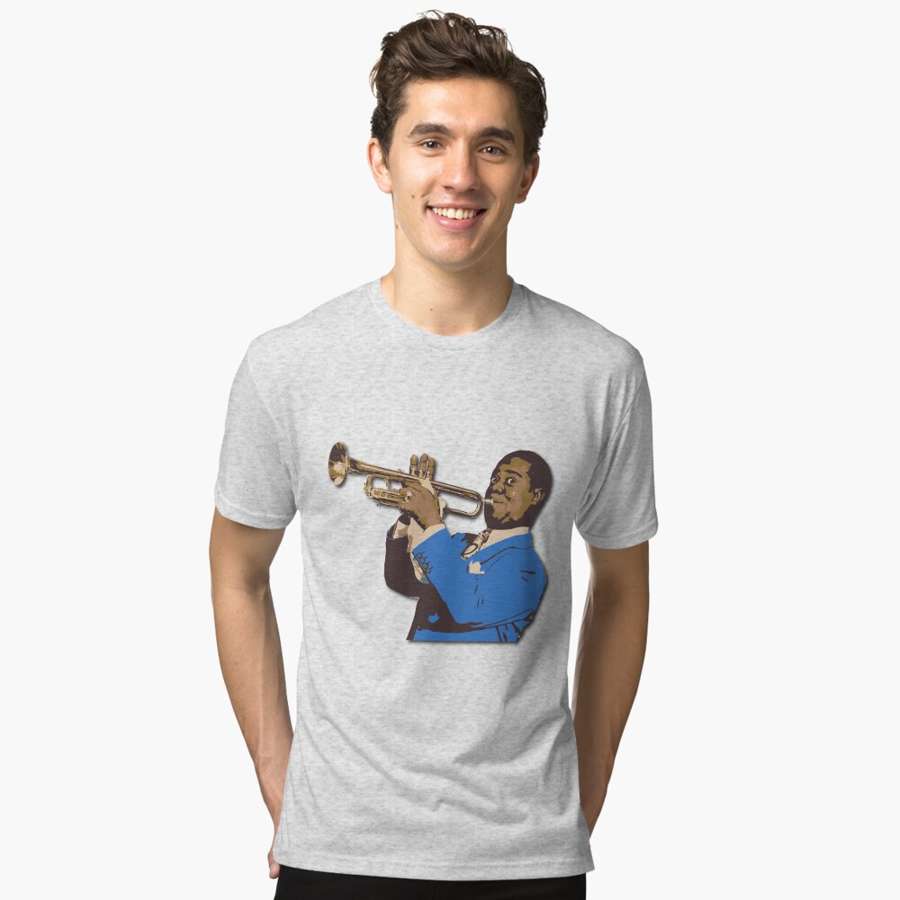 "louis armstrong" Sticker for Sale by lizasara | Redbubble