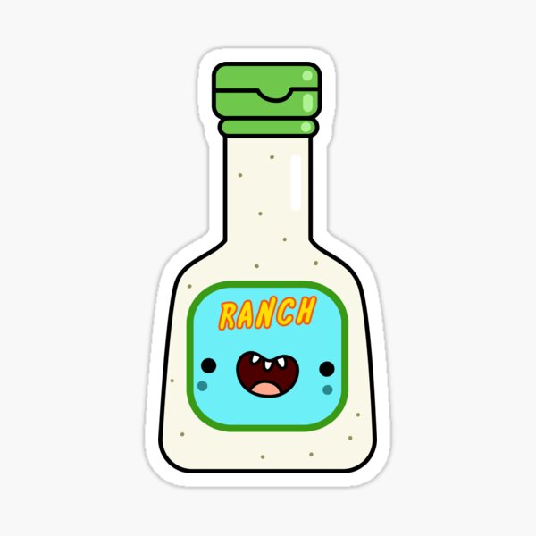 "Kawaii Ranch Dressing" Sticker for Sale by kawaiilife | Redbubble