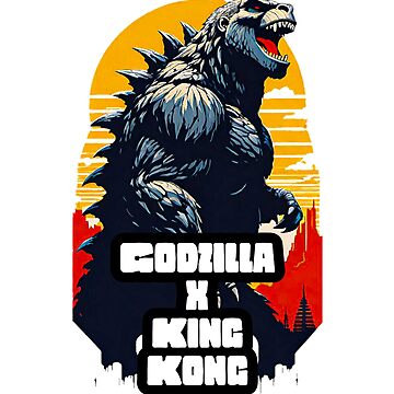 "Sunset Godzilla x Kong" Sticker for Sale by apexrodex | Redbubble