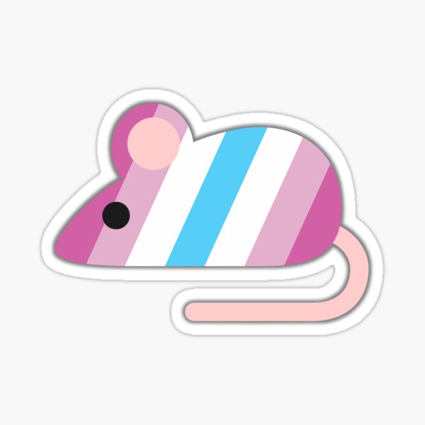 "Femboy Pride Mouse" Sticker for Sale by MouseGenetics | Redbubble