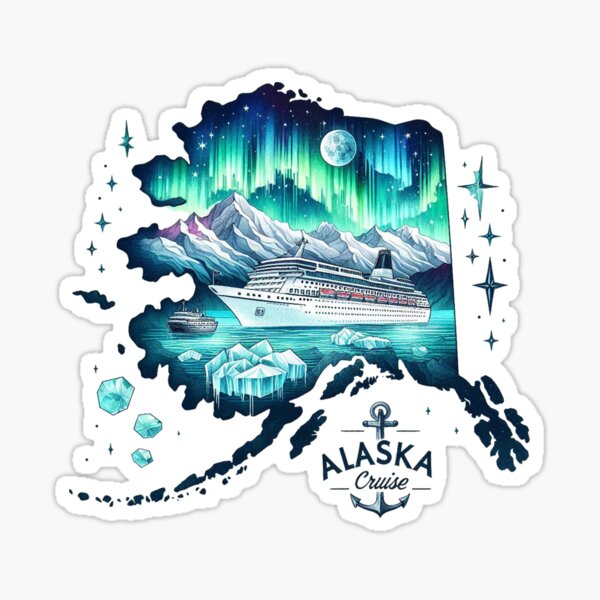 "Alaska Cruise" Sticker for Sale by clintang | Redbubble