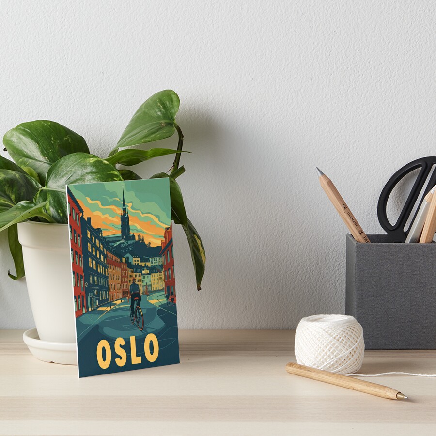 "OSLO" Poster for Sale by obstinator | Redbubble