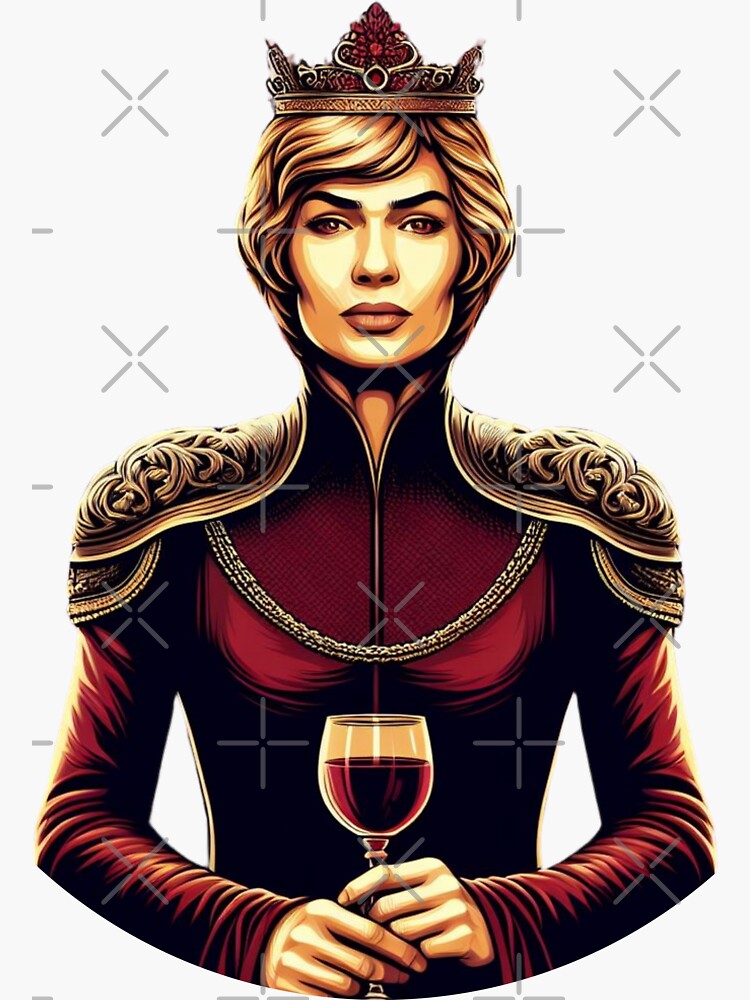 "Cersei Lannister - Game of Thrones" Sticker for Sale by kgbgallery ...