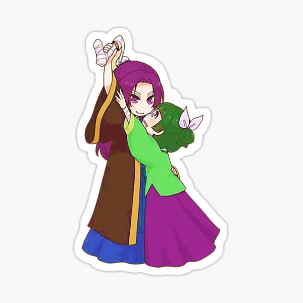 "the apothecary diaries fanart characters" Sticker for Sale by Gbriel3 ...