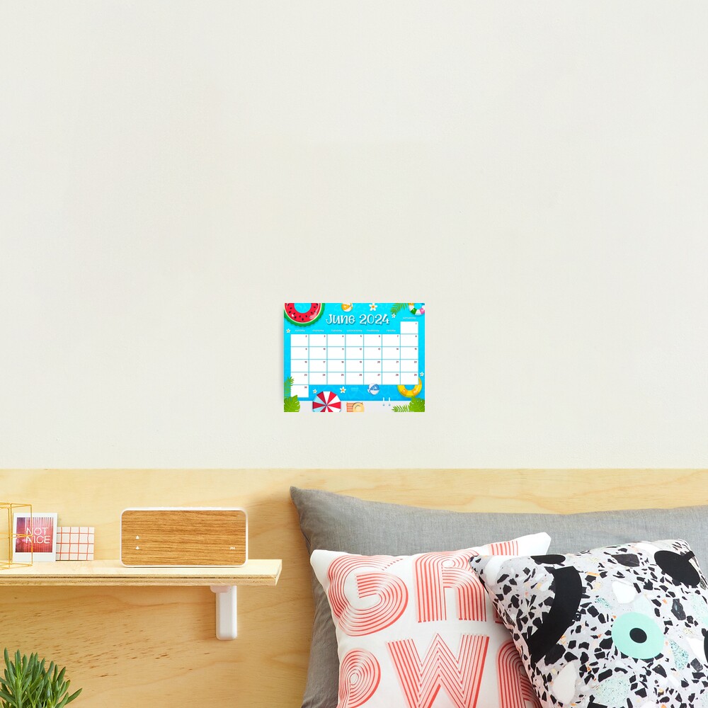 "EDITABLE June 2024 Calendar, Fillable Summer Planner, Monthly Schedule ...