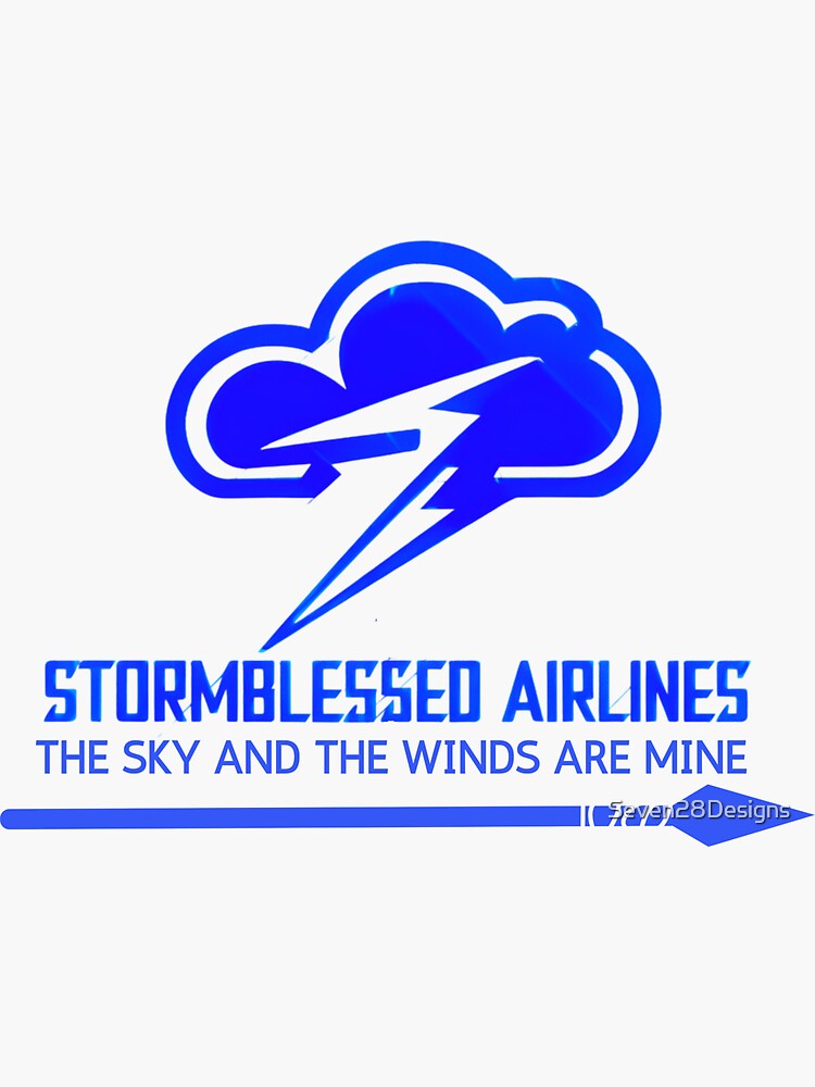"Stormblessed Airlines, Stormlight Archive sticker, Brandon Sanderson ...
