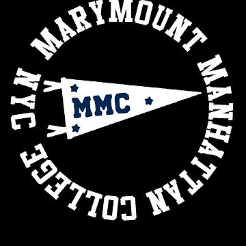 "Vintage New York Marymount Manhattan College Banner Logo" Sticker for ...