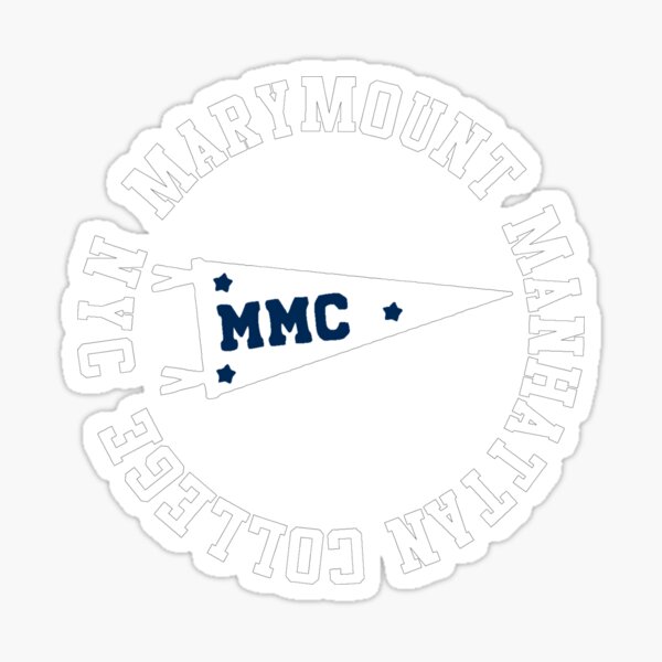 "Vintage New York Marymount Manhattan College Banner Logo" Sticker for ...