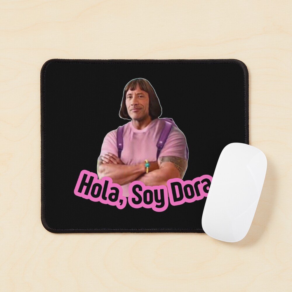"Hola, Soy Dora - Funny Meme The Rock Dora The Explorer Joke" Sticker ...