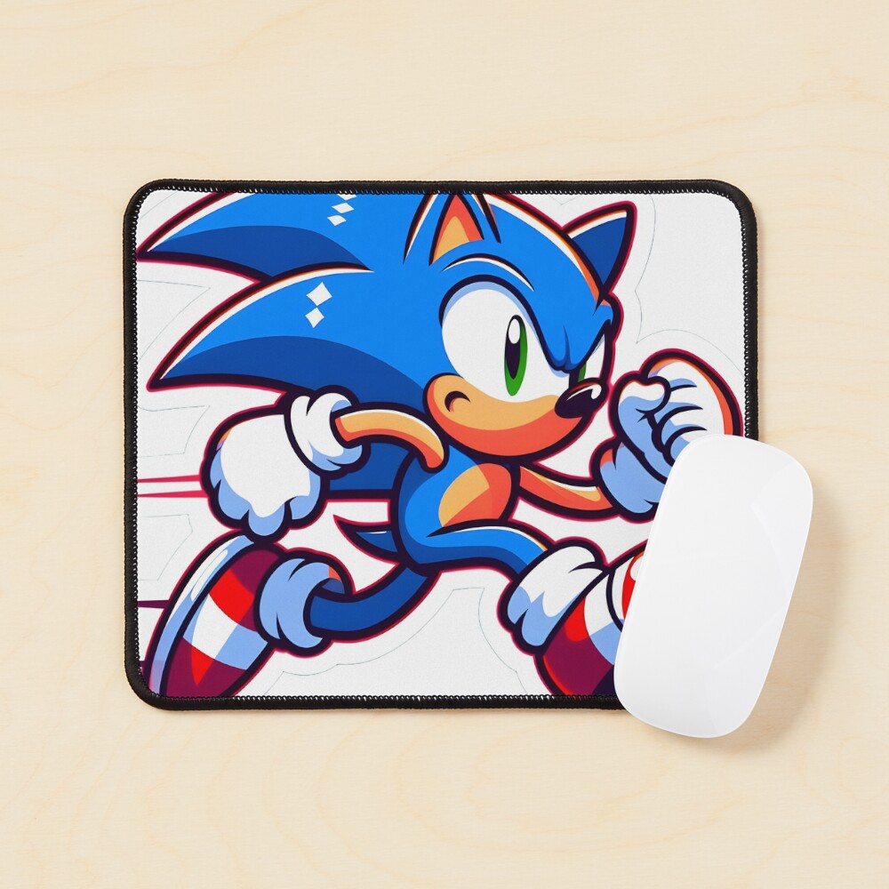 "sonic running" Sticker by EmmaBetanzos | Redbubble