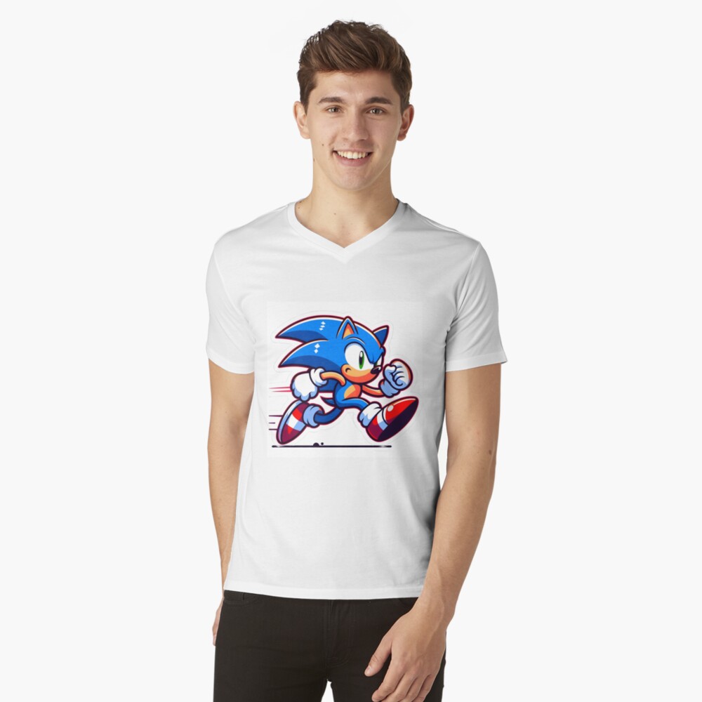 "sonic running" Sticker by EmmaBetanzos | Redbubble