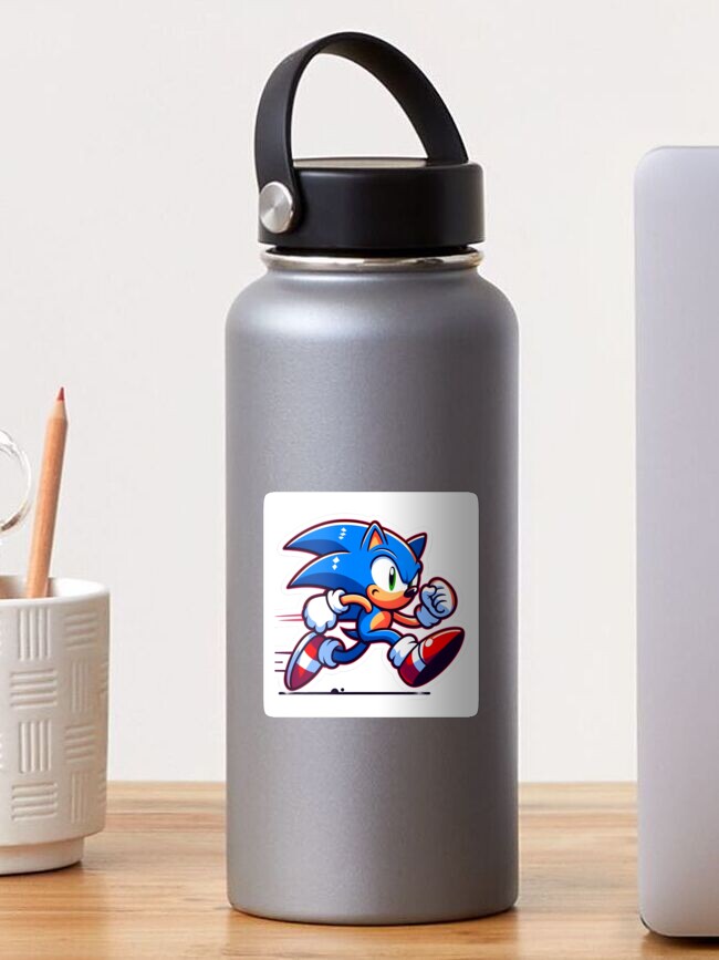 "sonic running" Sticker by EmmaBetanzos | Redbubble