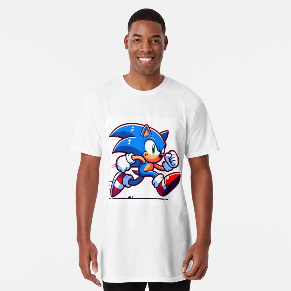 "sonic running" Sticker by EmmaBetanzos | Redbubble