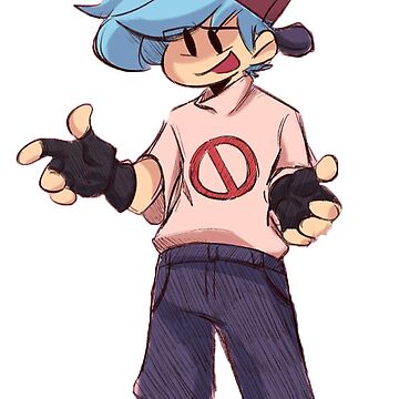 "fnf bf" Sticker for Sale by SmithDarius | Redbubble